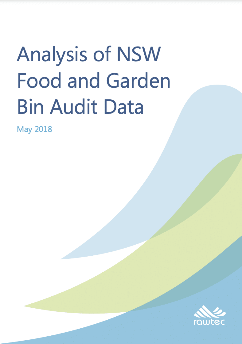 Analysis of NSW Food and Garden Bin Audit Data - Rawtec