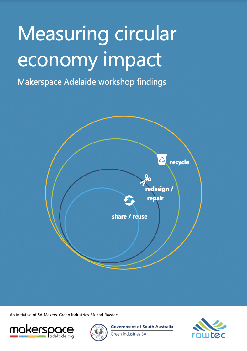 Measuring circular economy impact Makerspace Adelaide workshop findings ...